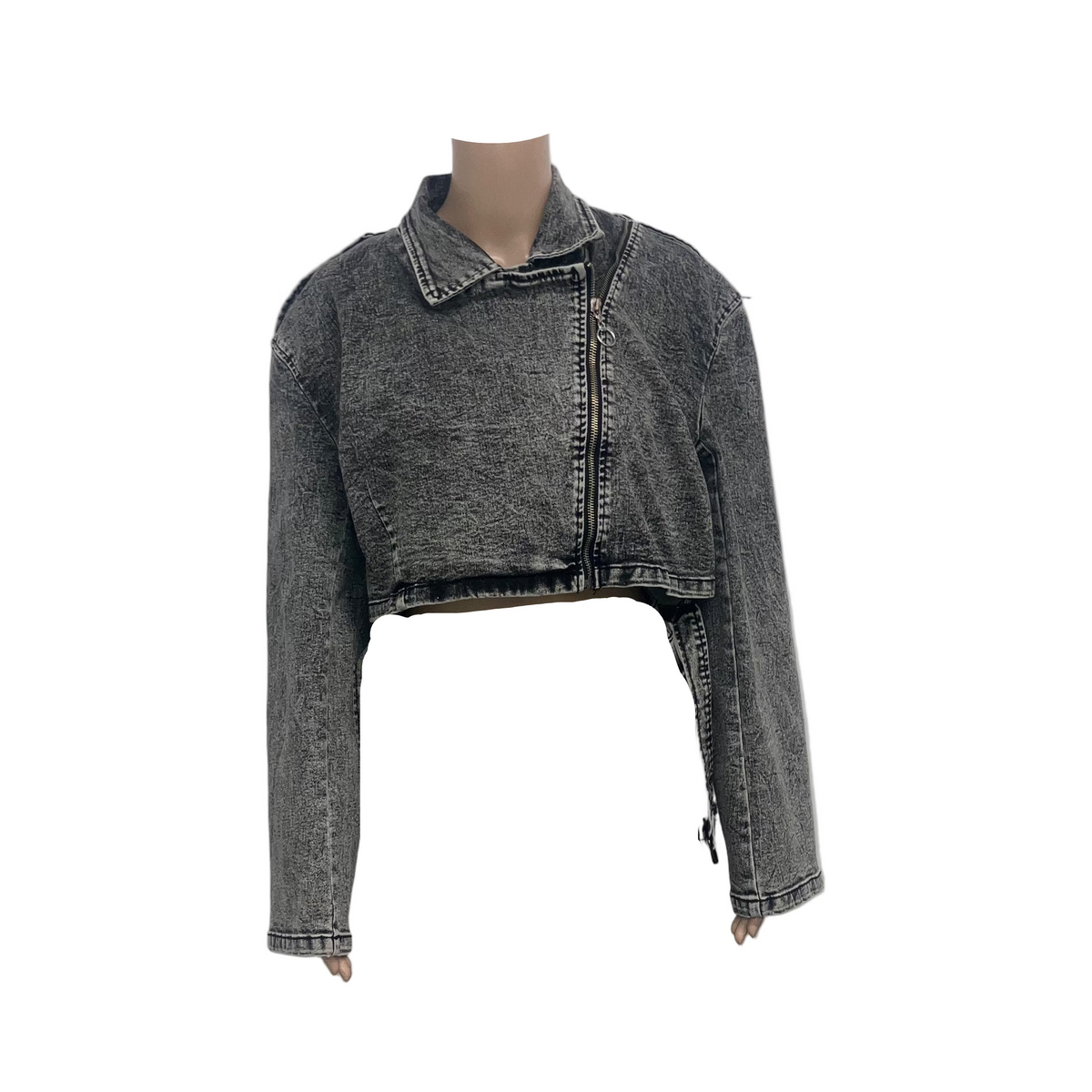 Acid Wash Jacket – In The Black